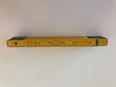 MM Wooden Folding Measuring Stick 79" MADE IN Spain | eBay