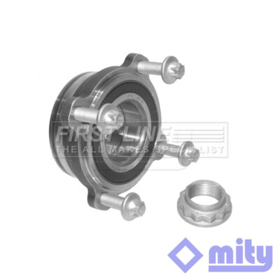 Fits BMW 5 Series 1996-2010 Wheel Bearing Kit Rear Mity 33411095652 ...
