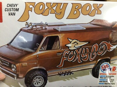 AMT 1265 Foxy Box Chevy Van Custom 1/25 kit McM FS NEW! | eBay