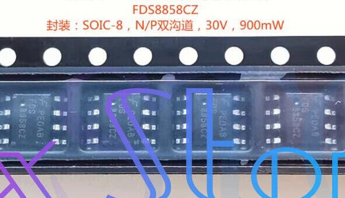 500PC FDS8858CZ 8858CZ SOP-8 LCD power supply chip #A6-38# | eBay