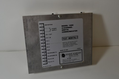 SILENT KNIGHT 1400 1410 4-CHANNEL DIGITAL DIALER COMMUNICATOR | eBay