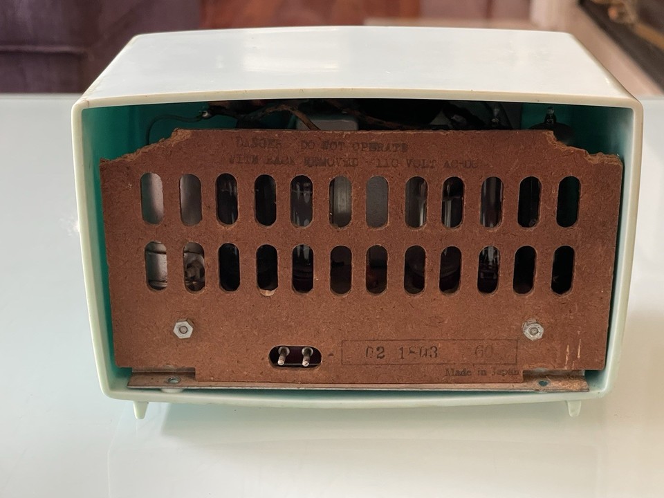 Rare 1960s Vintage Zephyr Model 1 Baby Blue Mini Tube Radio- Made In ...