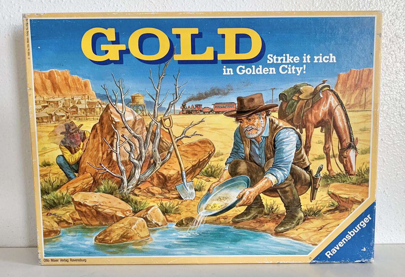 1989 Gold Strike It Rich In Golden City Game by Ravensburger 99.9% ...