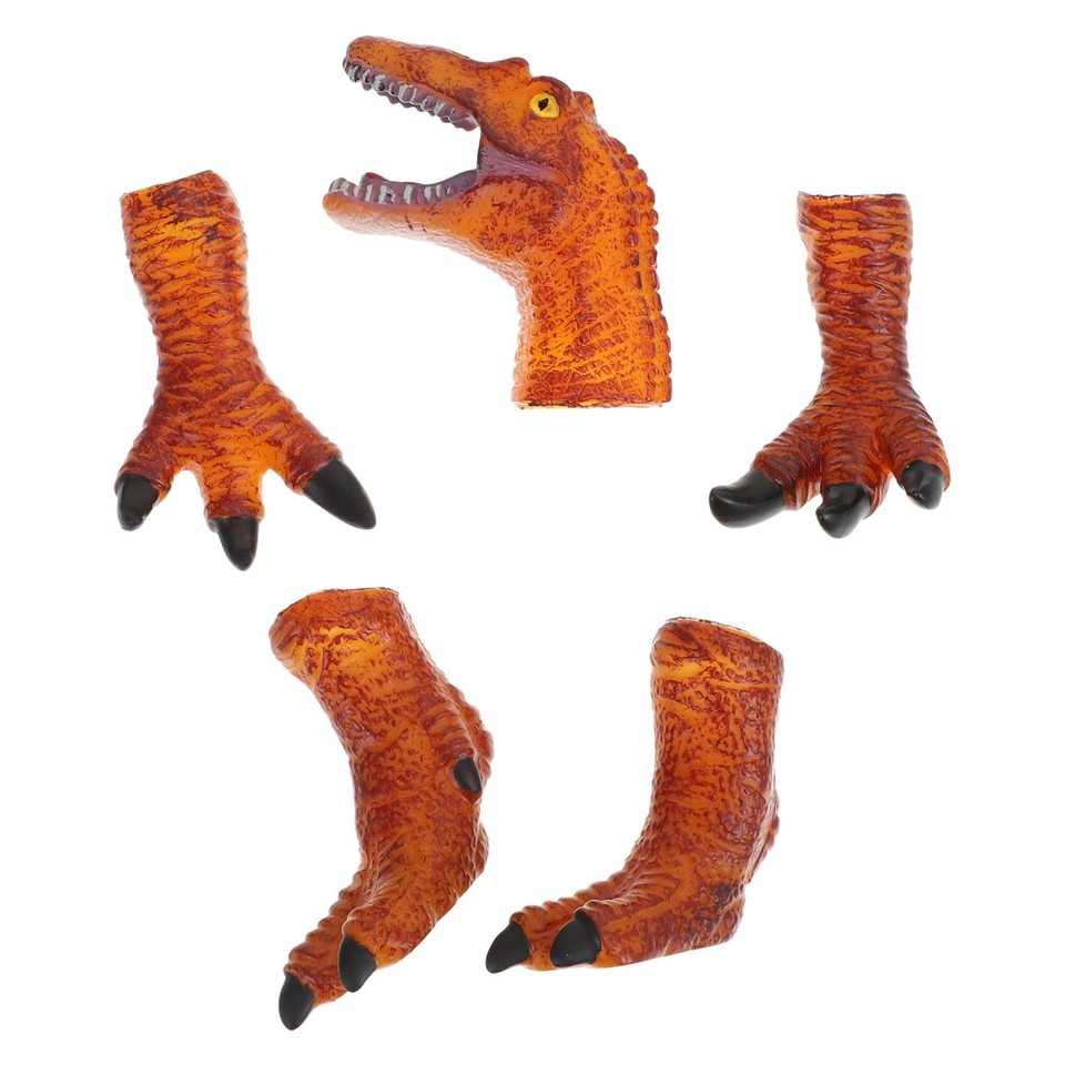 5Pcs Children Puppet Toy Carnotaurus Puppet Finger Puppets For Kids | eBay