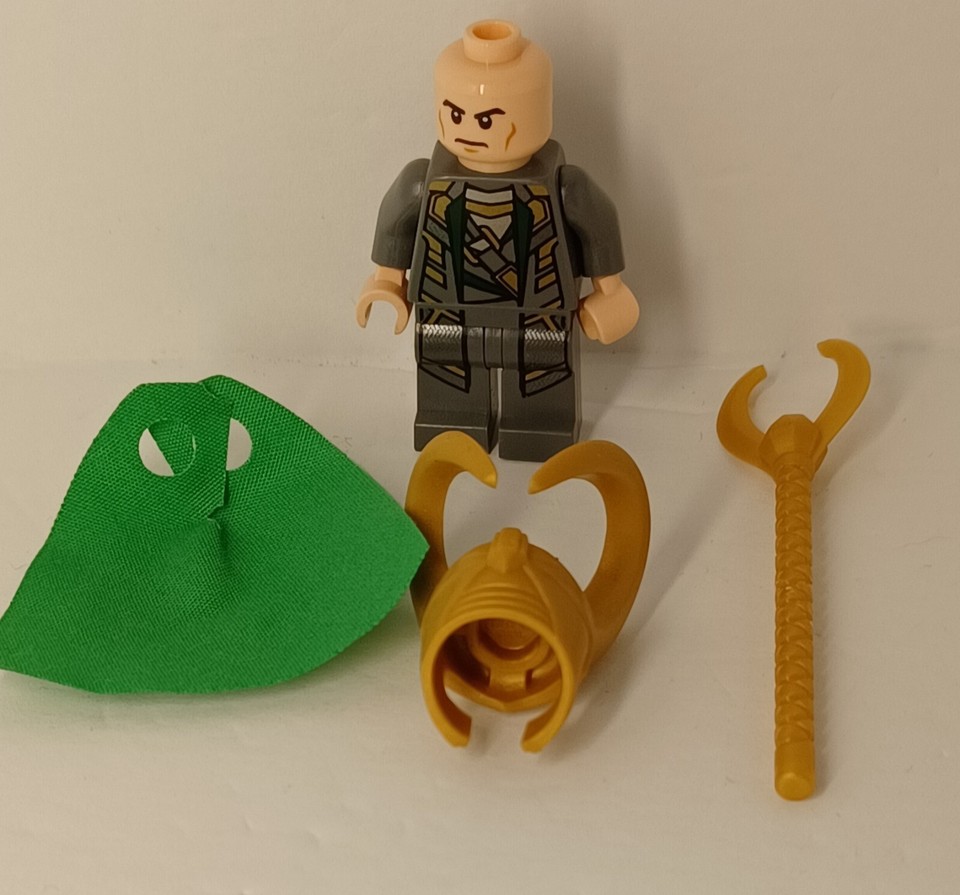 Lego Loki Minifigure Traditional Starched Fabric Cape sh033 Super ...