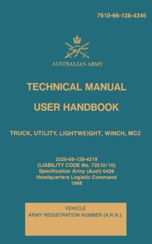 Technical Manual User Handbook Truck, Utility, Lightweight, Winc ...