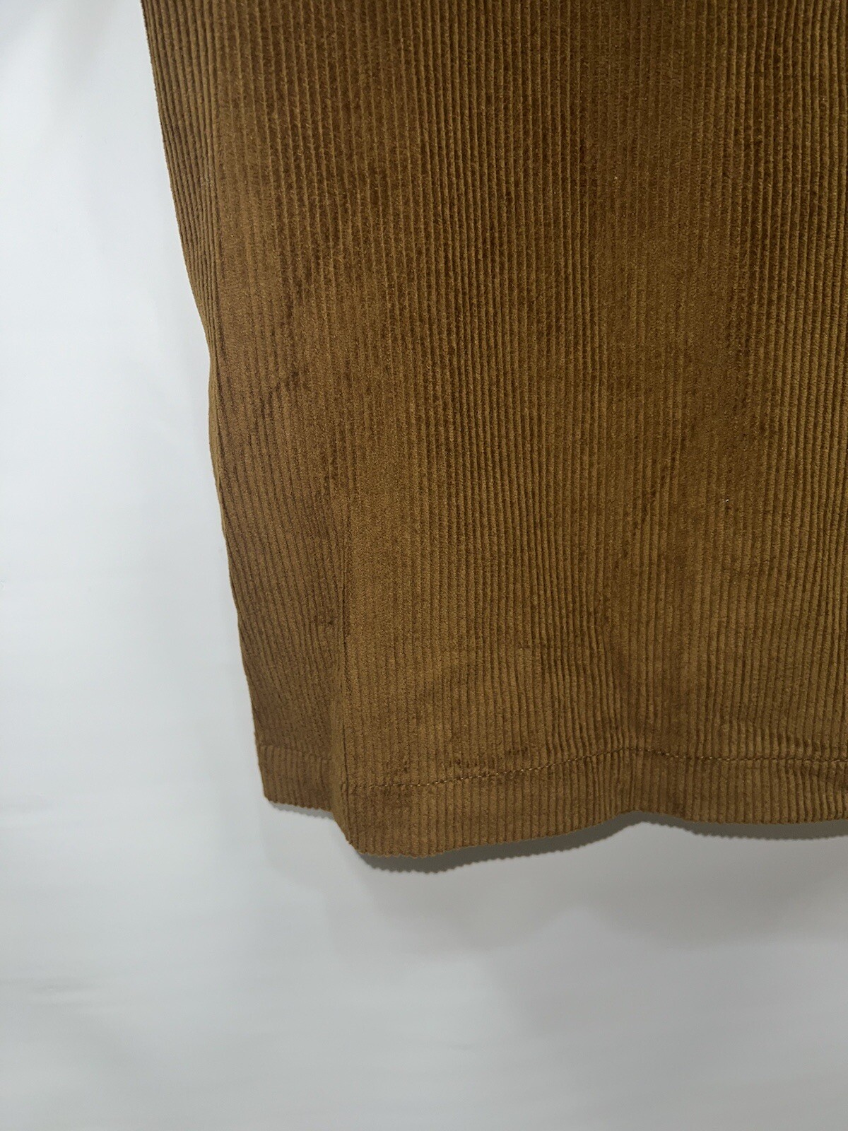 Valor Collective Jacket Mens Medium Brown 100% Cotton Corduroy Long ...