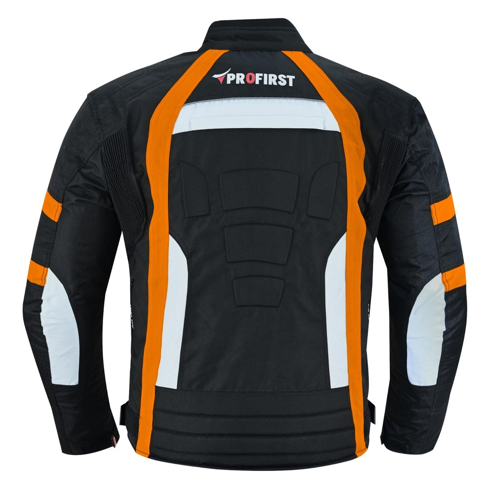 Mens motorcycle jackets Textile Cordura CE Armoured Waterproof ...