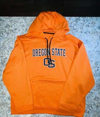 Oregon State OS Beavers Hoodie Orange XXL Sweatshirt Jacket Fleece Line ...