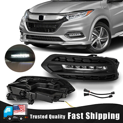 Fit 2019 2020 2021 2022 Honda HR-V HRV LED Front Fog Lights Daytime ...
