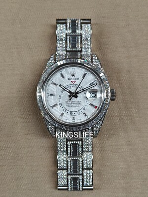 Rolex Sky Dweller 326959TBR White Gold With FACTORY Diamonds | eBay