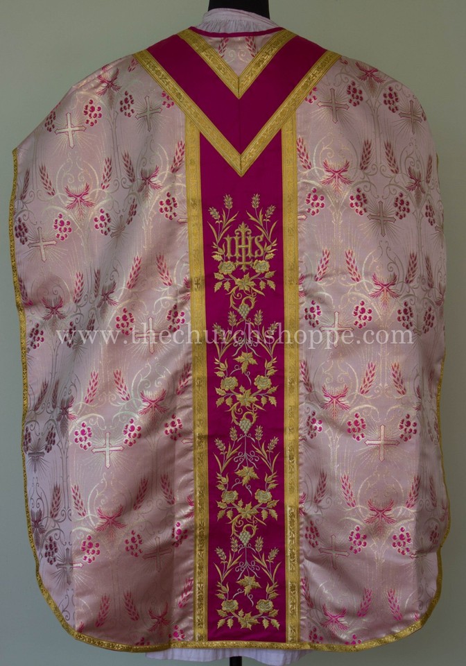 Metallico Dark Rose Chasuble.st. Philip Neri Stile Casula & Massa Set ...