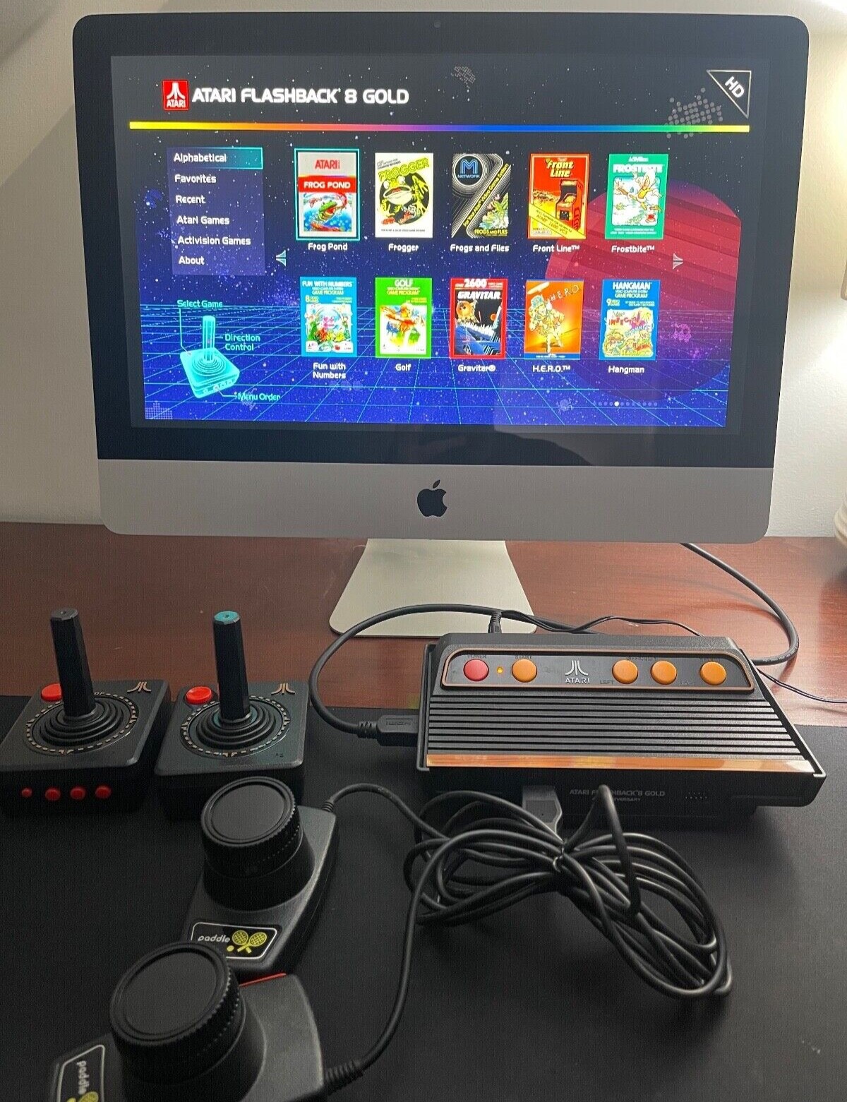 ATARI-Flashback-8-Gold-40th-Anniversary-120-games-HDMI-version-Wireless ...