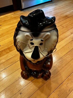 2004 Hubert The Money Lion Harris Bank Cookie Jar Made In USA #8,559 of ...