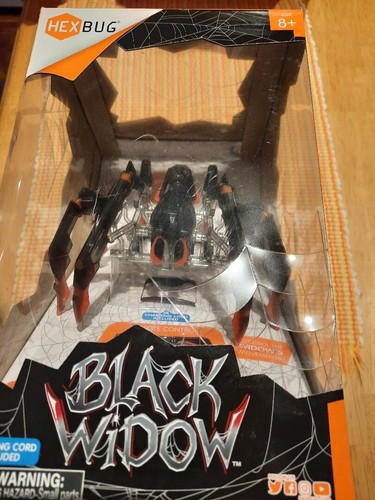 Hexbug Black Widow Robotic Spider Remote Control Creepy Fast Crawler Light Up | eBay