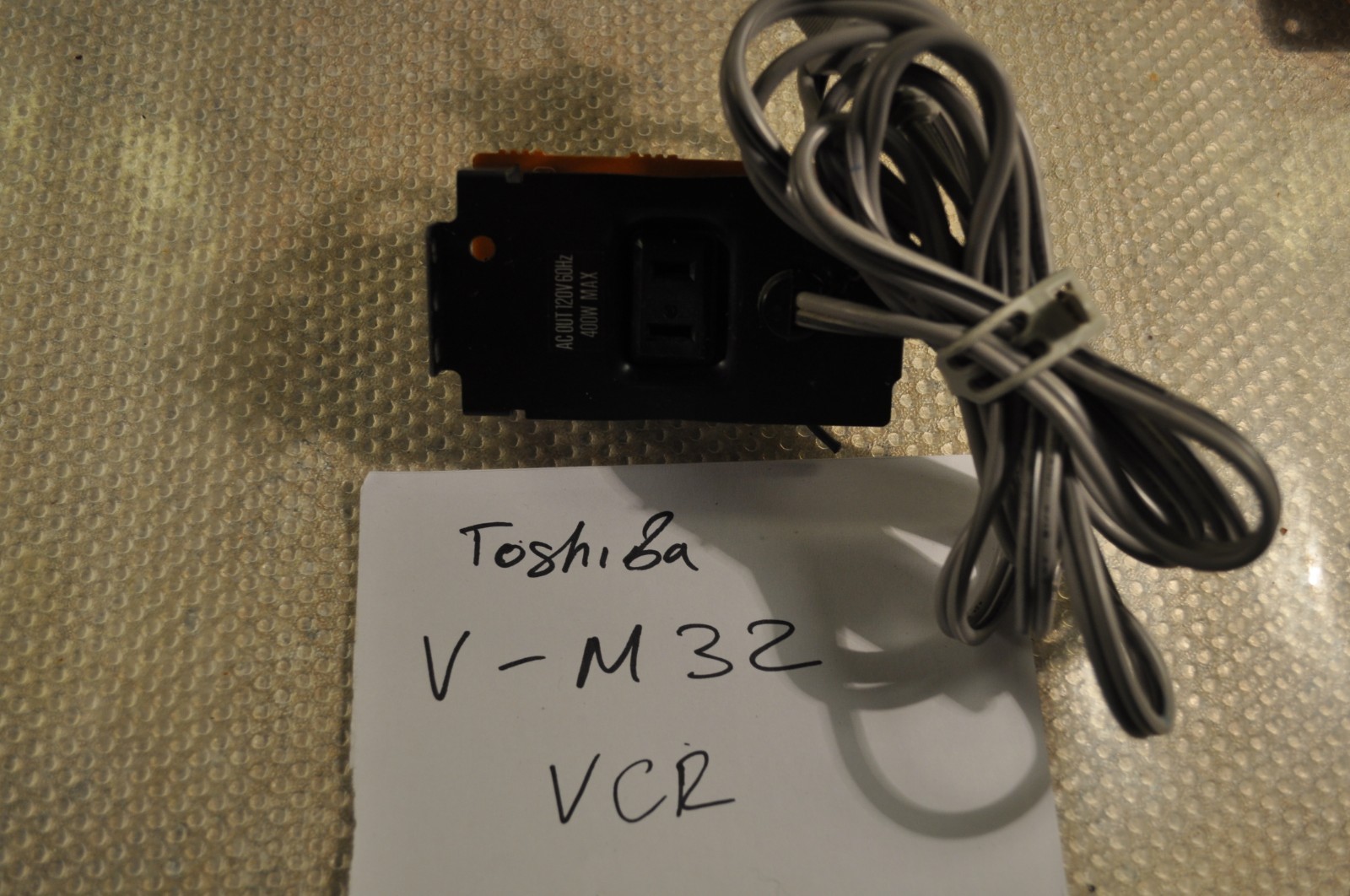 Vintage Toshiba V-M32 Betamax Beta VCR Replacement Parts Power Cord | eBay