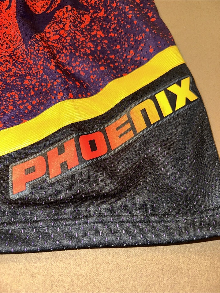 Mitchell & Ness Re-Take Gradient Swingman Shorts NBA Phoenix Suns Men ...