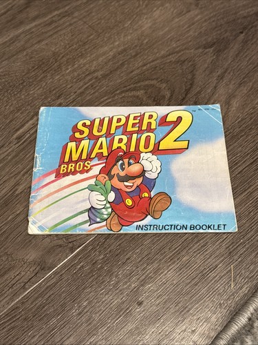 Nintendo - Super Mario Bros. 2 - NES Instruction Booklet (Manual ONLY ...