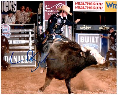 LUKE SNYDER Professional Bull Rider "PBR" Signed Autographed 8x10 Pic ...
