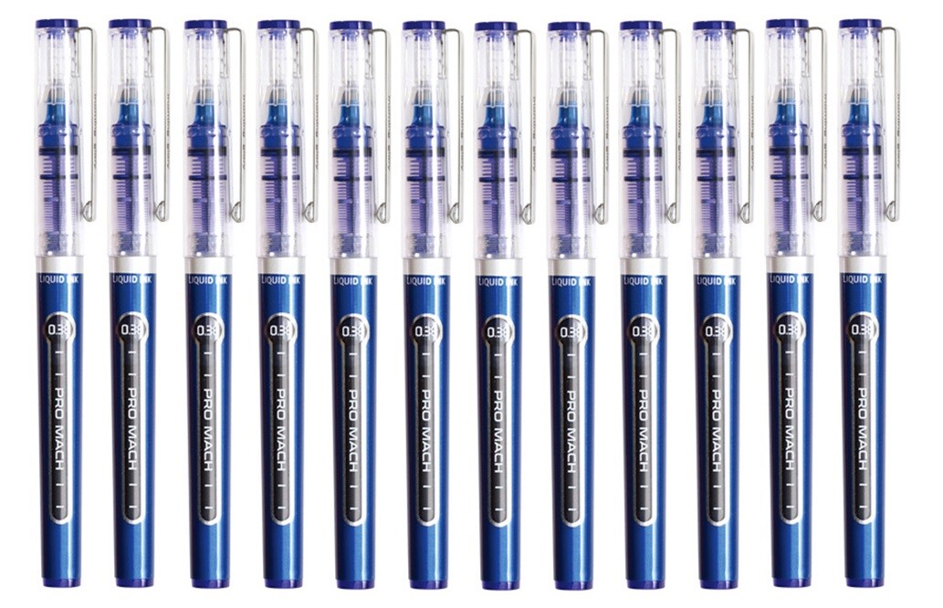 Morning Glory Pro Mach Pen 0.38 mm 3 Fine Point Tip Liquid Roller ...