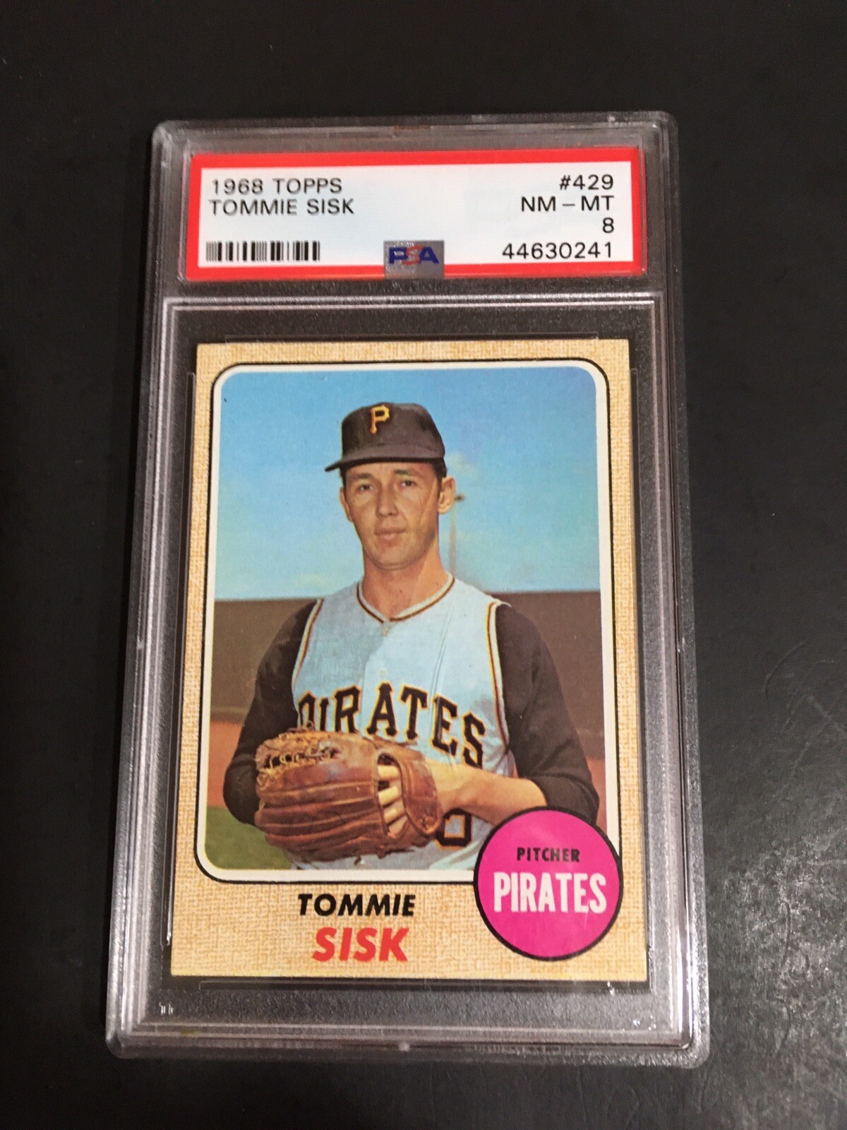 1968 TOPPS TOMMIE SISK, #429, PSA 8 (Free Shipping On Any 3!) | eBay