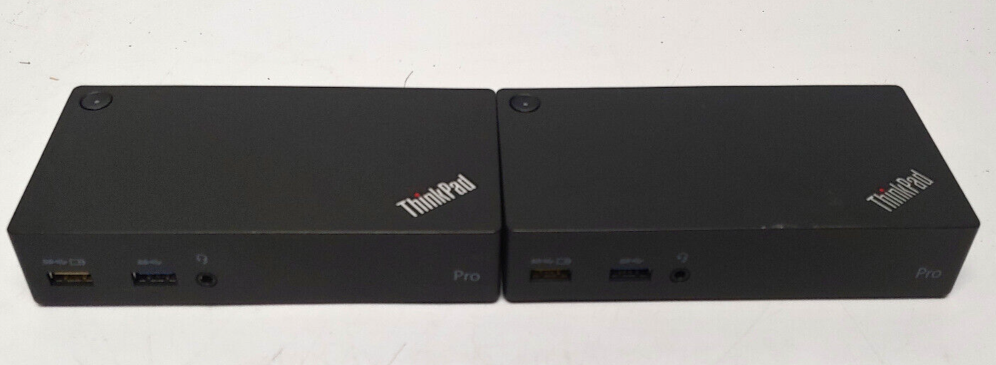 Lot of 2 Lenovo DK1522 ThinkPad Pro USB 3.0 Docks no Cables | eBay