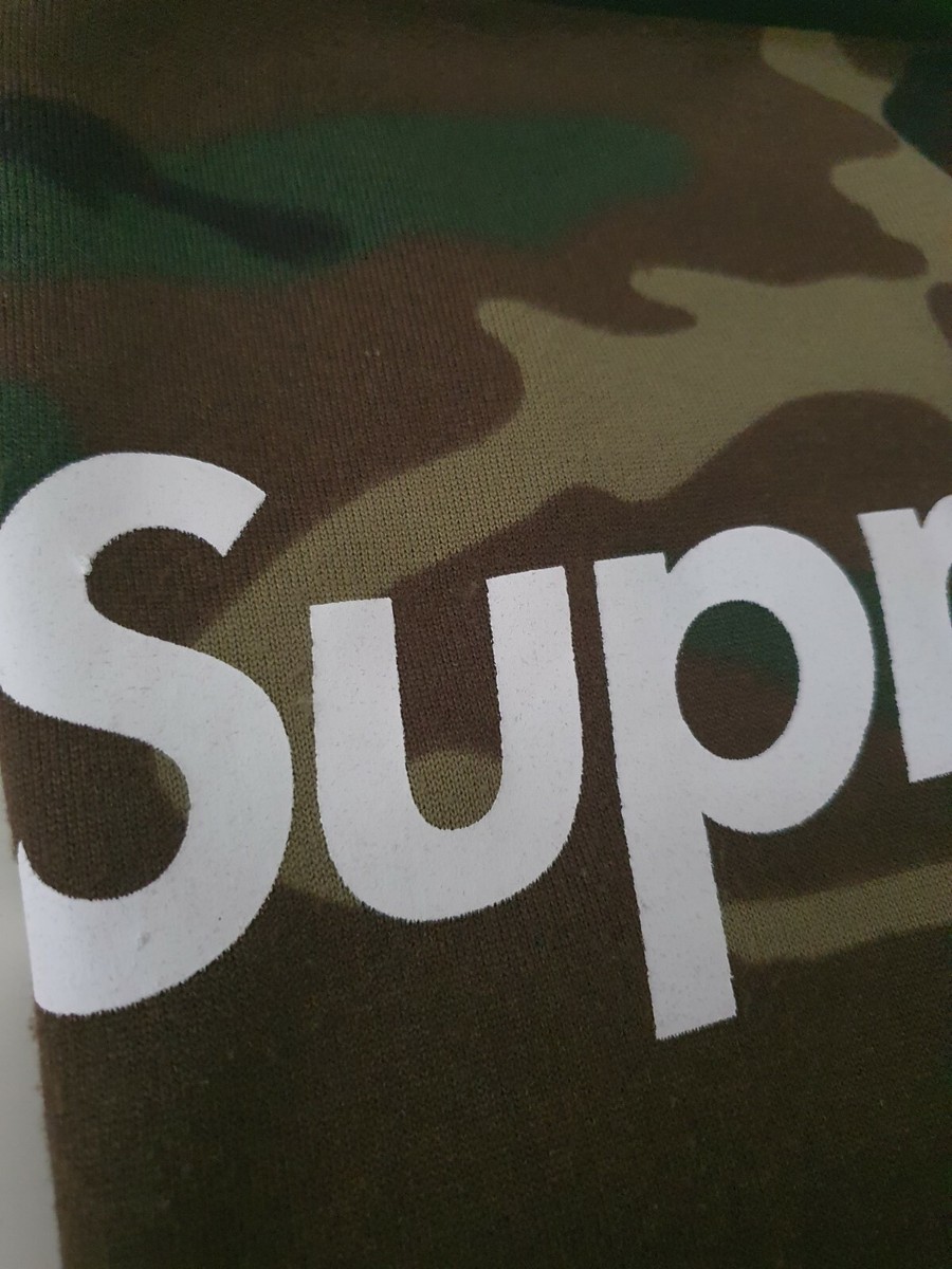 Rare FW15 Supreme fleece neck gaiter woodland camo neck Rare FW15 Supreme fleece neck gaiter woodland camo neck
