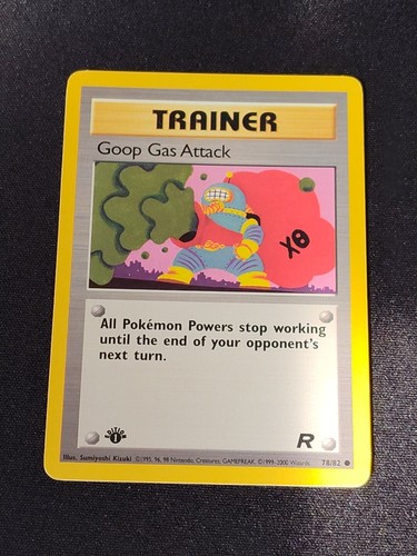 Goop Gas Attack Pokemon Card 1st Edition Team Rocket TCG Set Near Mint ...