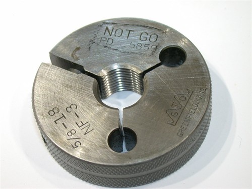 GREENFIELD NO GO THREAD RING GAGE 5/8"-18-NF-3 | eBay