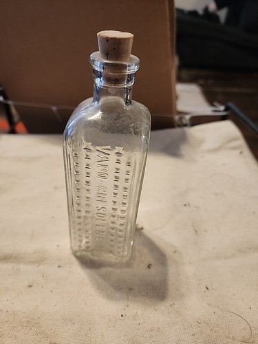 Apothecary / Medicine / Elixir Bottle Vapo-Cresolene Cork Top 1900’s | eBay