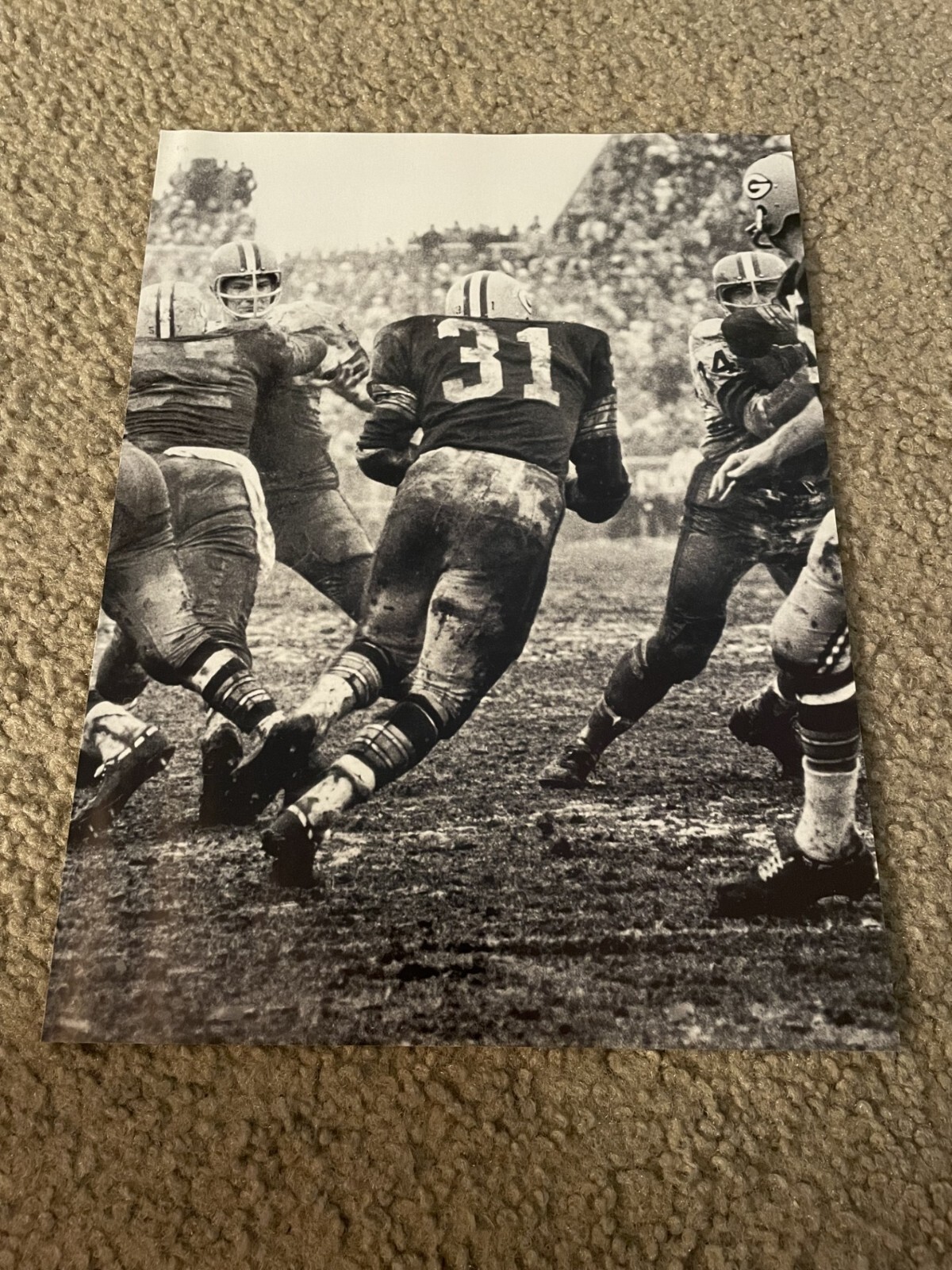 JIM TAYLOR GREEN BAY PACKERS 1965 NFL CHAMPIONSHIP Photo Magazine ...
