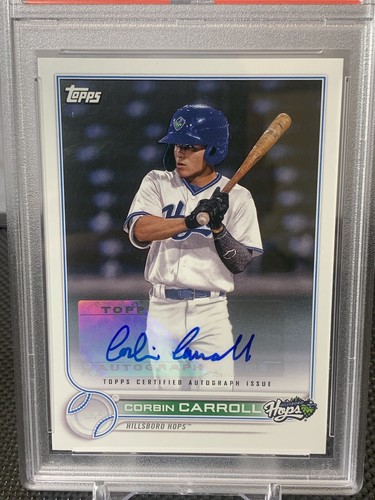 2022 Topps Pro Debut Corbin Carroll Autograph PSA 9 Diamondbacks MLB RC ...