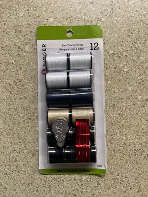 SINGER 60659 Polyester Hand Sewing Thread 12 Mini Spools New | eBay