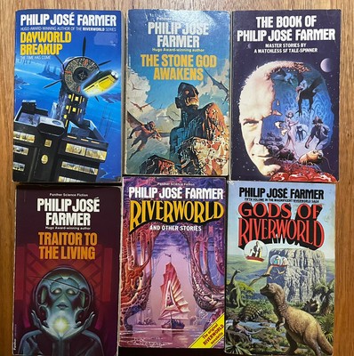 Philip Jose Farmer 6 paperbacks Riverworld Dayworld Breakup Traitor to ...