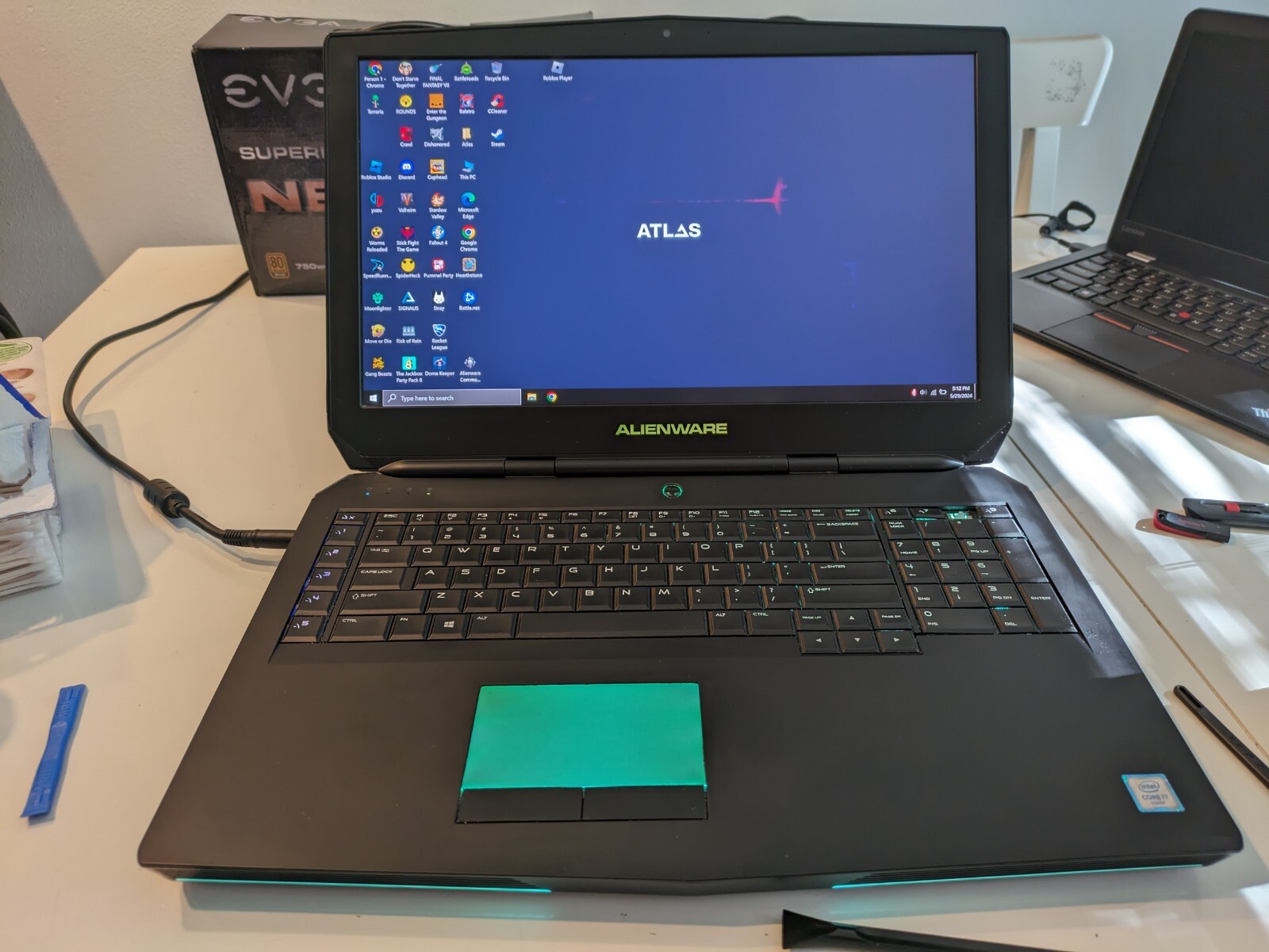 Alienware 17 R3 Laptop I7-6700HQ 16GB RAM Nvidia GTX 970M 256GB SSD ...