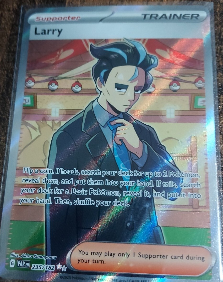 Larry 235/182 - Paradox Rift (Ultra Rare) POKEMON | eBay