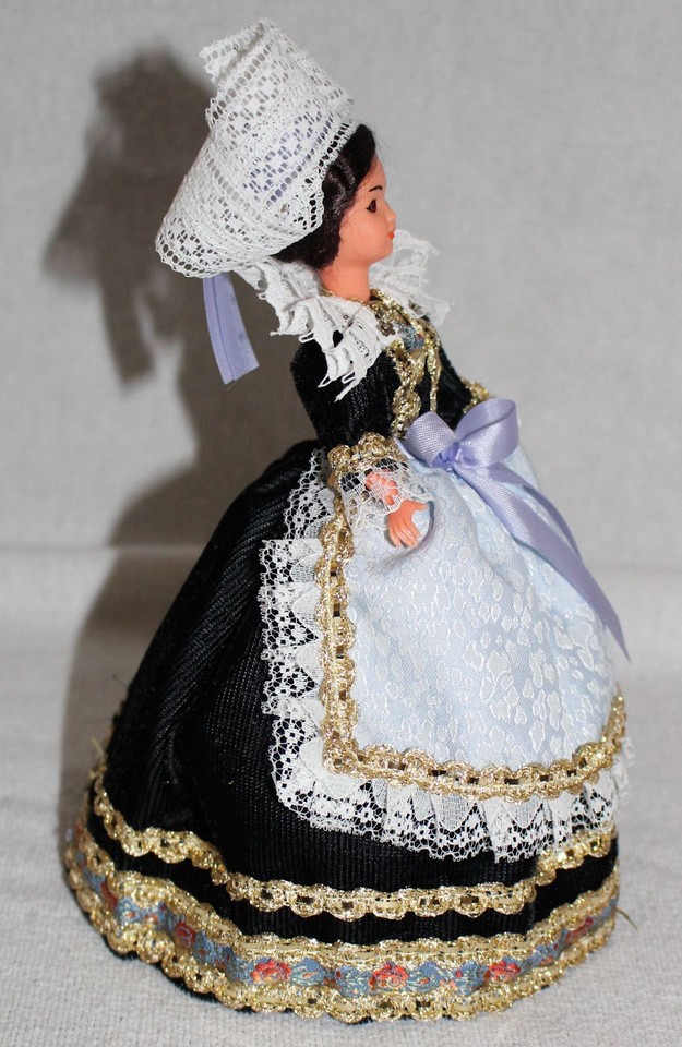 French Breton 7 Inch Plastic Doll in Traditional Dress | eBay