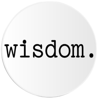 Wisdom - 100 Pack Circle Stickers 3 Inch | eBay