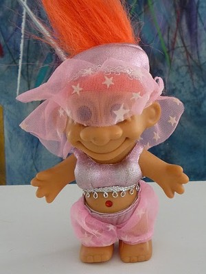 HTF Belly Dancer w/Complete Costume Russ Troll NEW | eBay