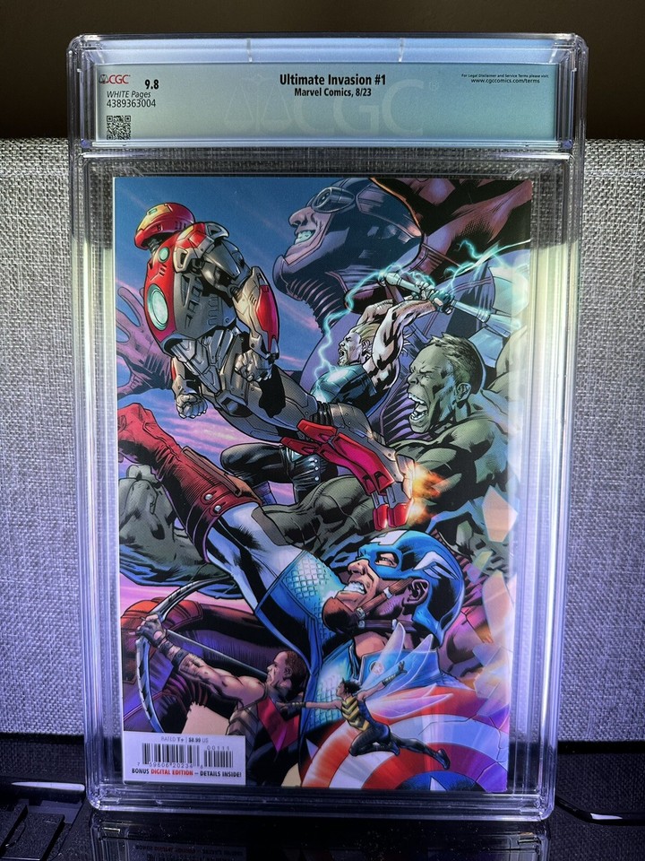 Ultimate Invasion #1 Marvel Comics August 2023 CGC 9.8 Wraparound First ...