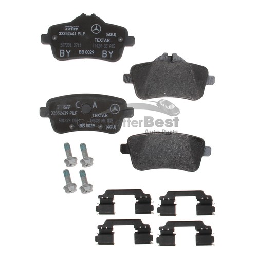 New Genuine Disc Brake Pad Set Rear 0074209020 for Mercedes MB | eBay