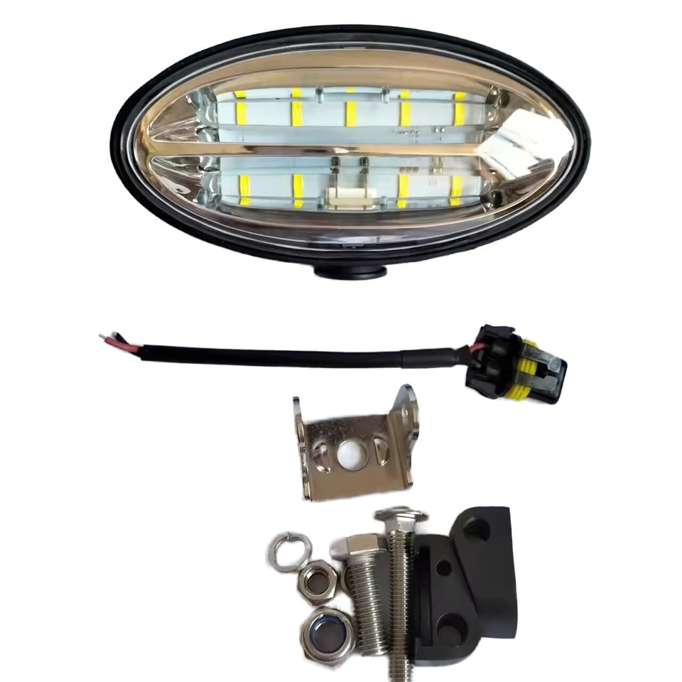 LED Flood Front Cab Light For John Deere 6000R Series RE573609,RE269638 ...