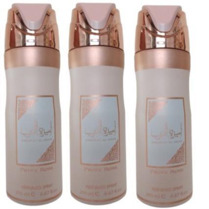 Arabian Perfumed Body Spray Bundle (3 x 200ml) Luxury, Long Lasting ...