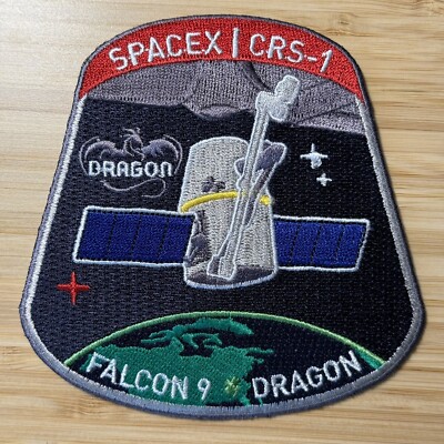 Authentic CRS-1 SPACEX 1 Mission FALCON 9 DRAGON ISS NASA CARGO ...