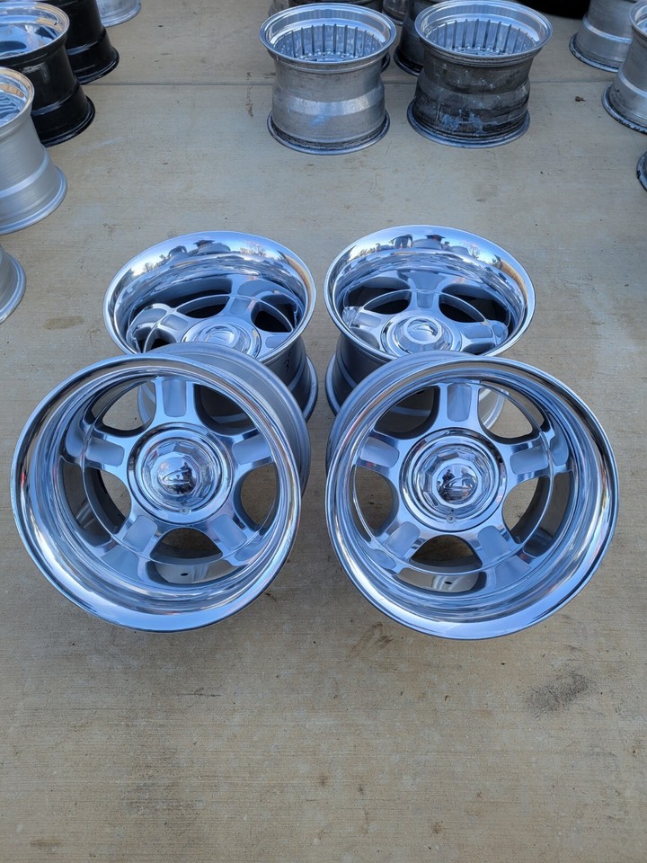 15x10 5x5 Carusi Wheels | 5 Spoke | Silver | Chrome Plated | Steel ...