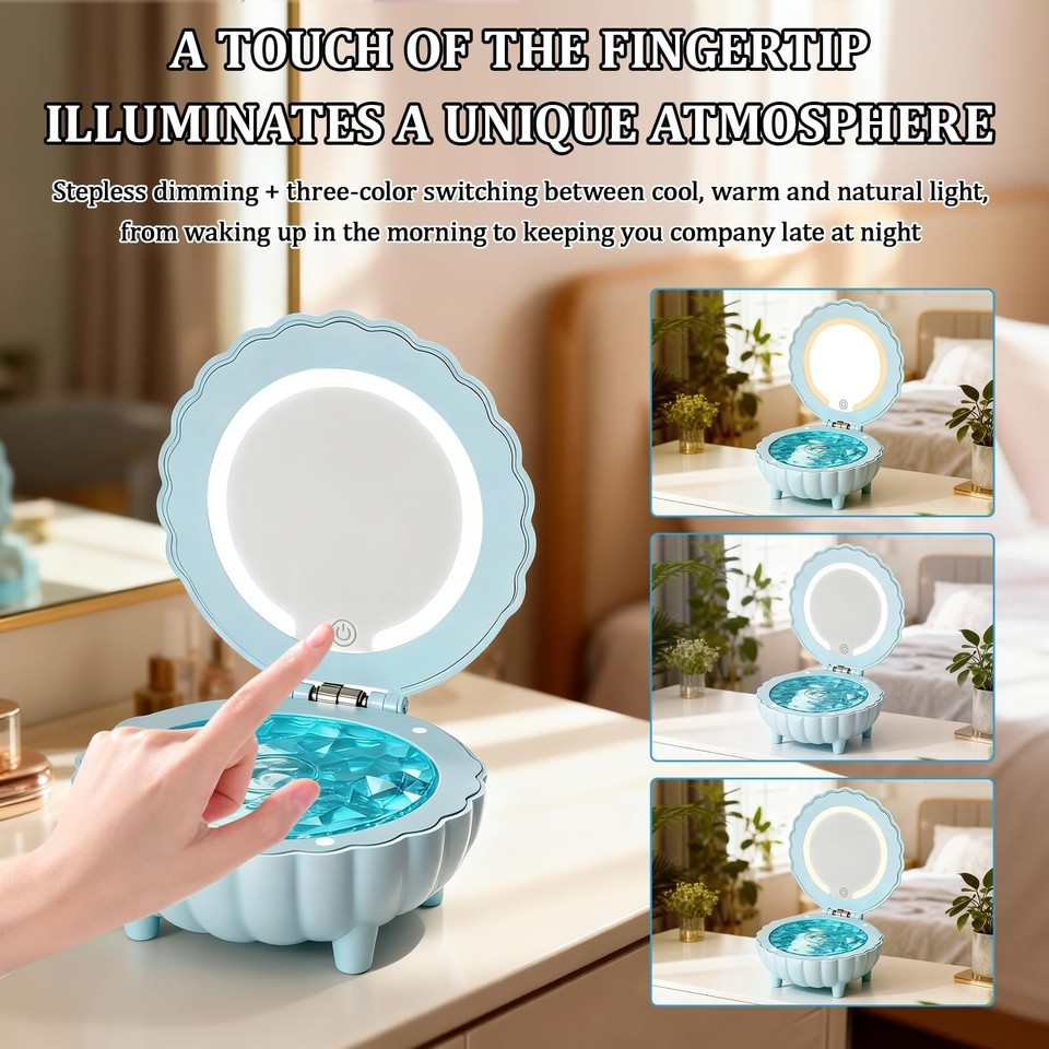 HNCY Ocean Wave Proiettore Luce,Shell Luce Notturna Proiettore per ...