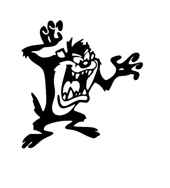 Taz vinyl wall, home, car sticker, decal, window oracal 651 choose | eBay