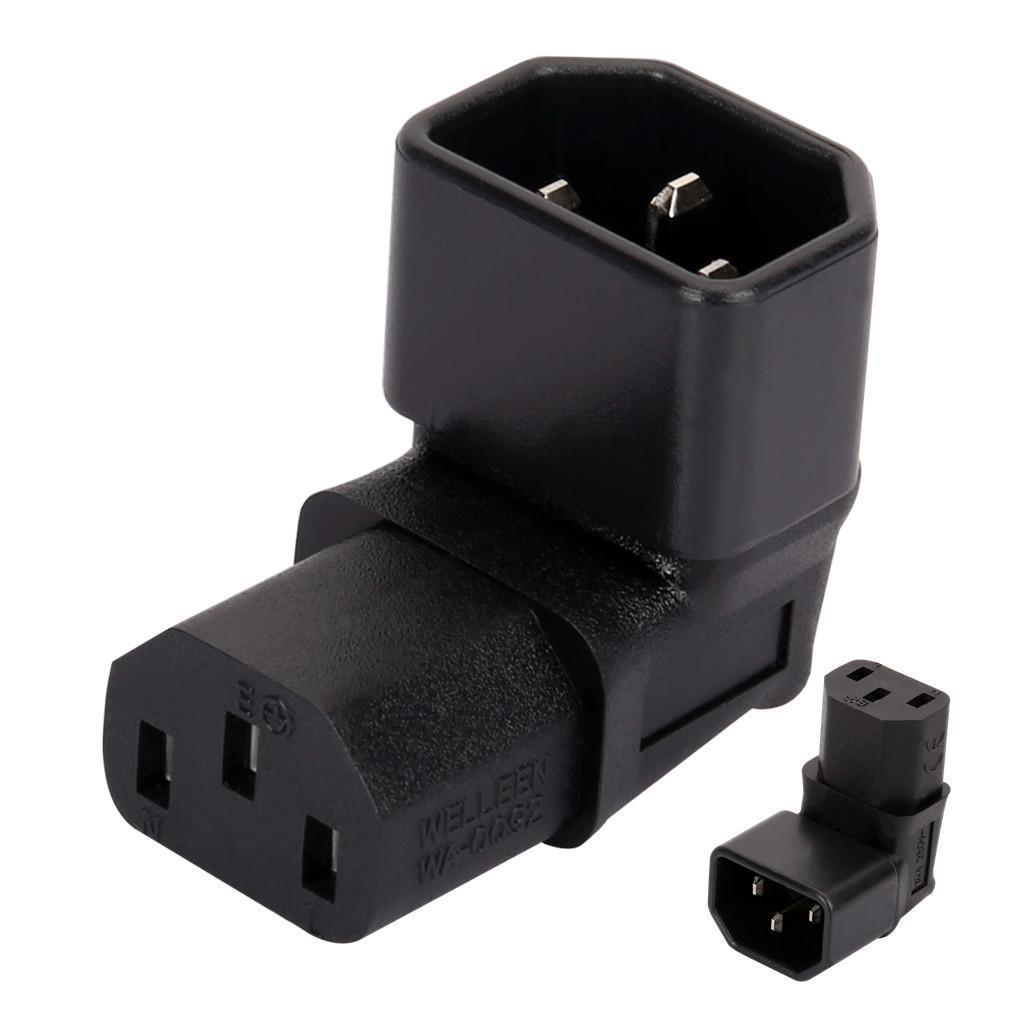 IEC320-C14 to C13 Pingzi Type Transfer Plug Electrical Socket Converter ...