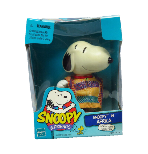 Snoopy & Friends 6" Snoopy In Africa World Tour Collection Hasbro 1999 ...
