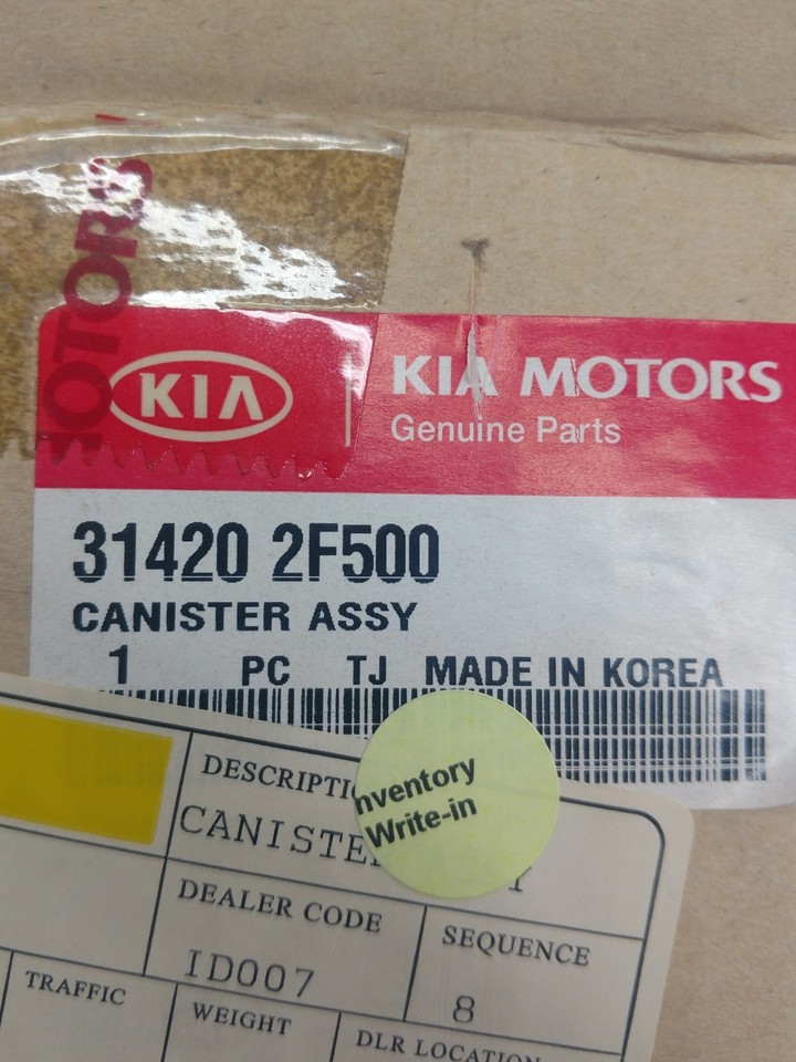 OEM Kia Spectra Fuel Vapor Canister 31420-2F500 | eBay